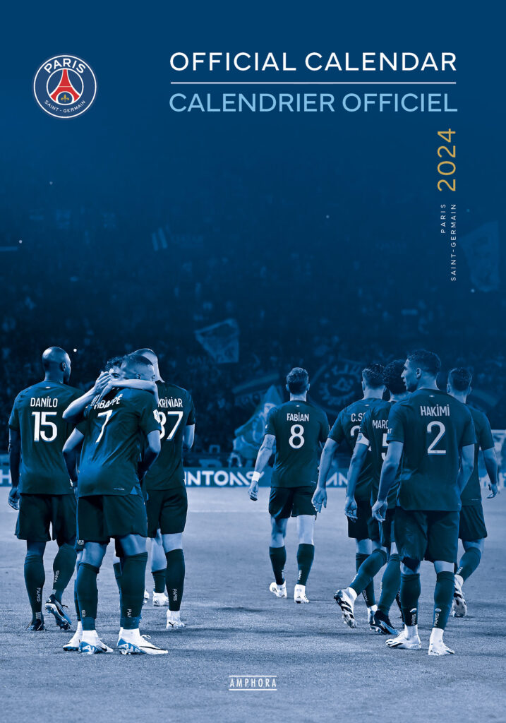 Calendrier officiel du Paris Saint-Germain – Editions Amphora